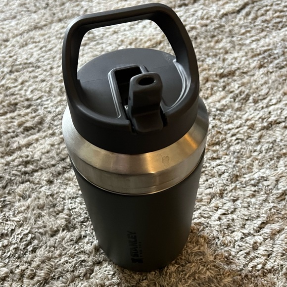 Stanley | Kitchen | Stanley Matte Black And Silver Travel Mug | Poshmark